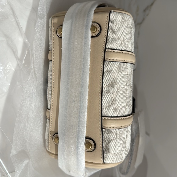 Coach | Bags | Coach Ruby Satchel 8 In Signature Textile Jacquard ...